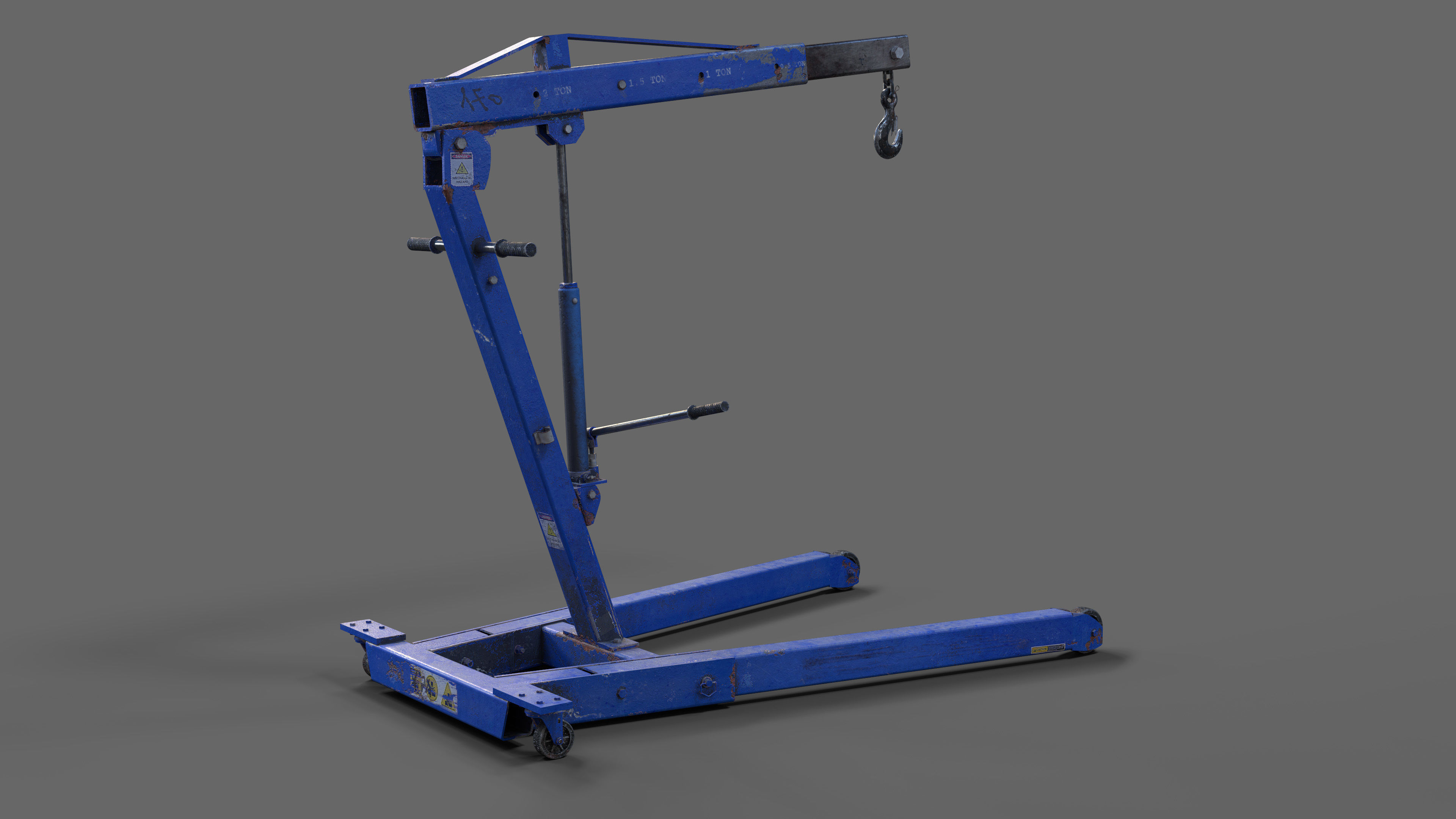 Crane engine 3D model | CGTrader
