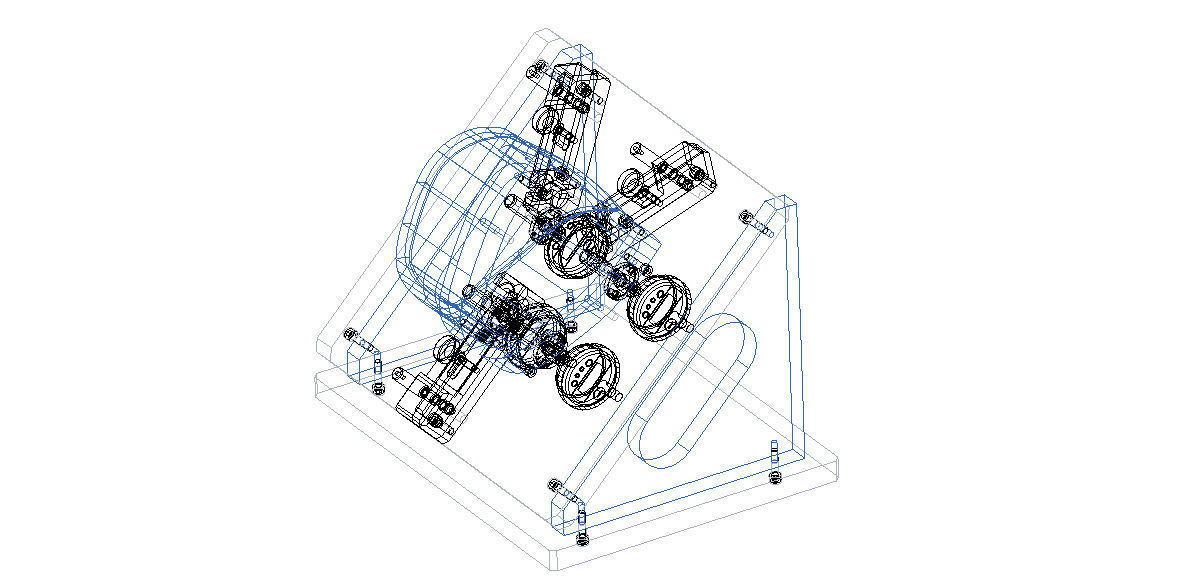 Checking Fixture Jig CF for Auto Parts M01 3D model rigged | CGTrader