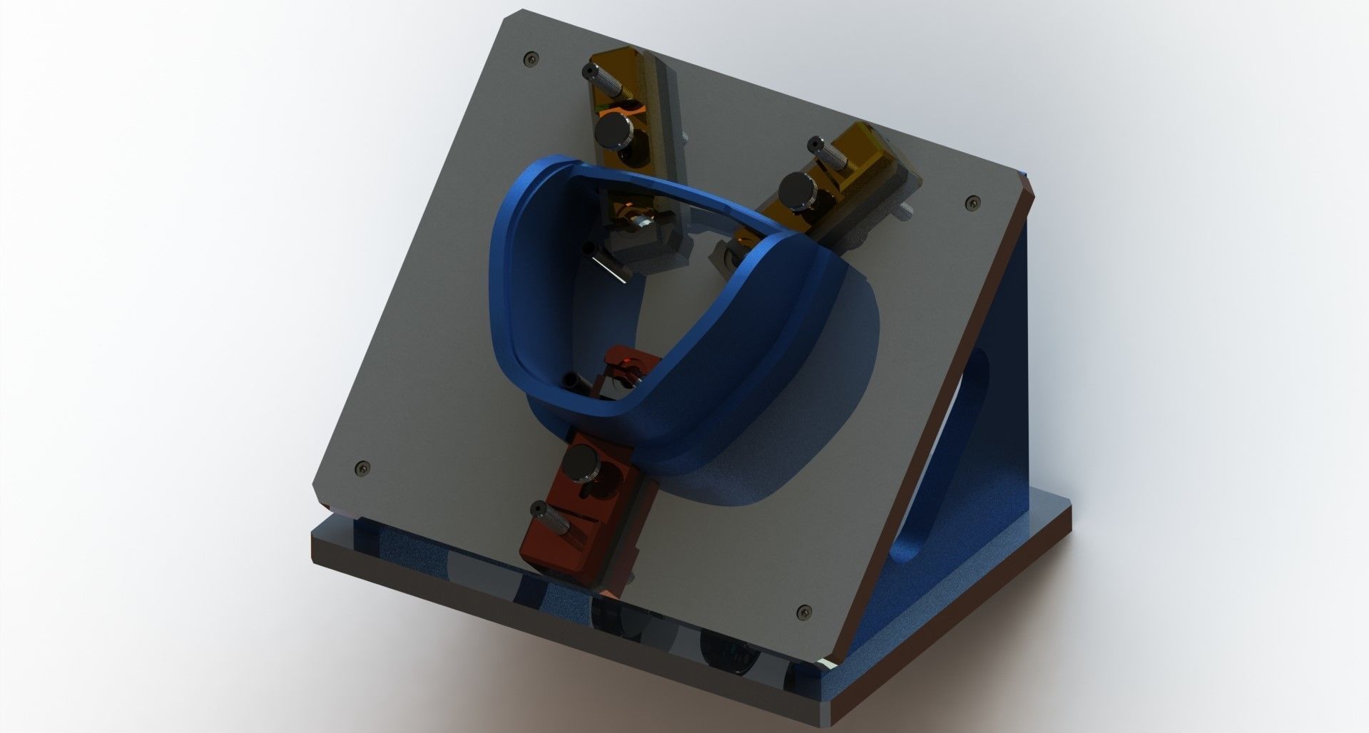 Checking Fixture Jig CF for Auto Parts M01 3D model rigged | CGTrader