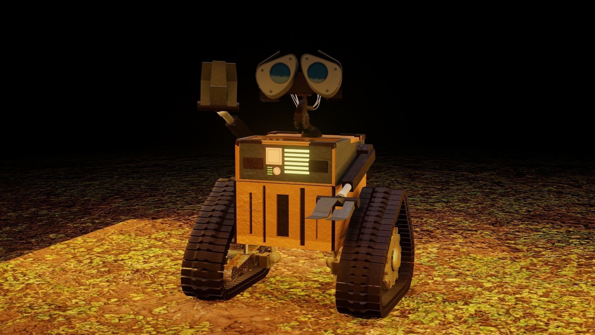 WALL-E Animation 3D model animated rigged | CGTrader