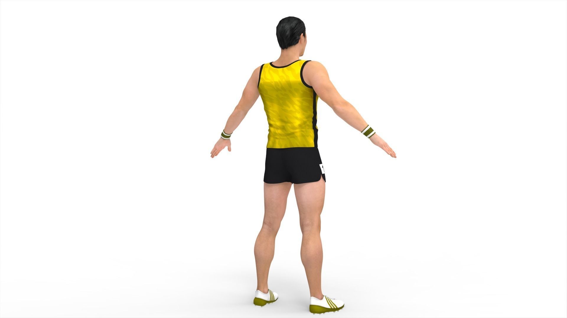 Athlete Runner 3D model rigged | CGTrader