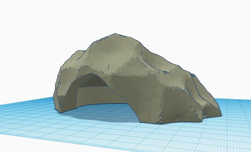 Small terrarium cave 3D model 3D printable | CGTrader