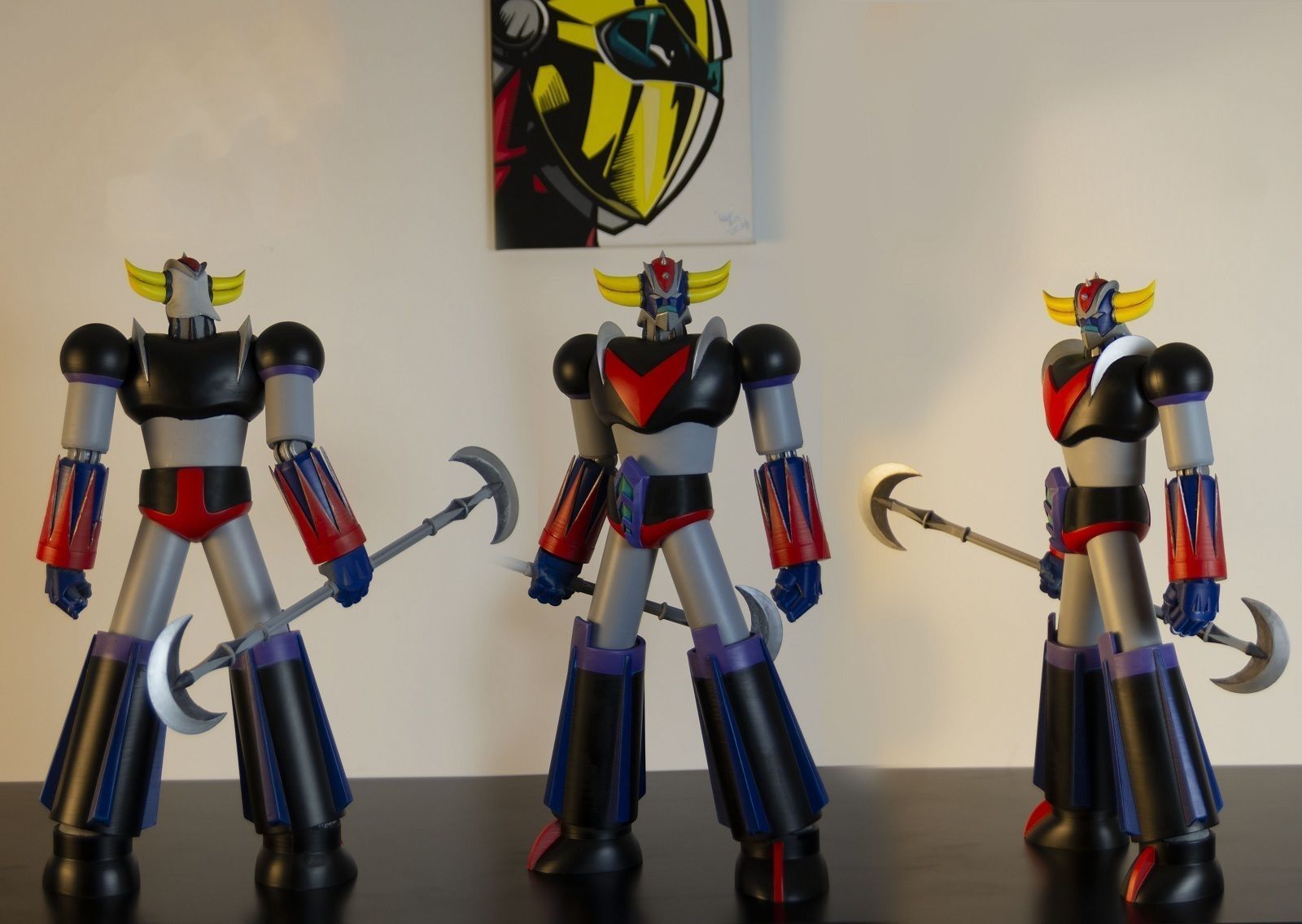 Grendizer Museum pose - FDM optimized 3D model 3D printable | CGTrader