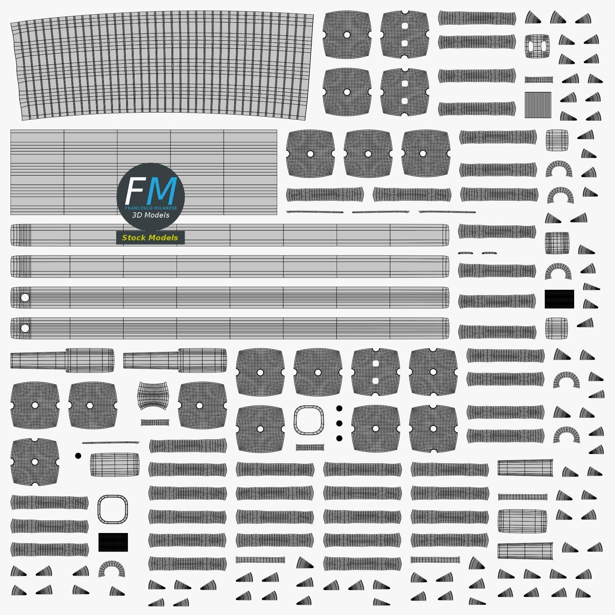 Three ball medieval flail 3D model | CGTrader