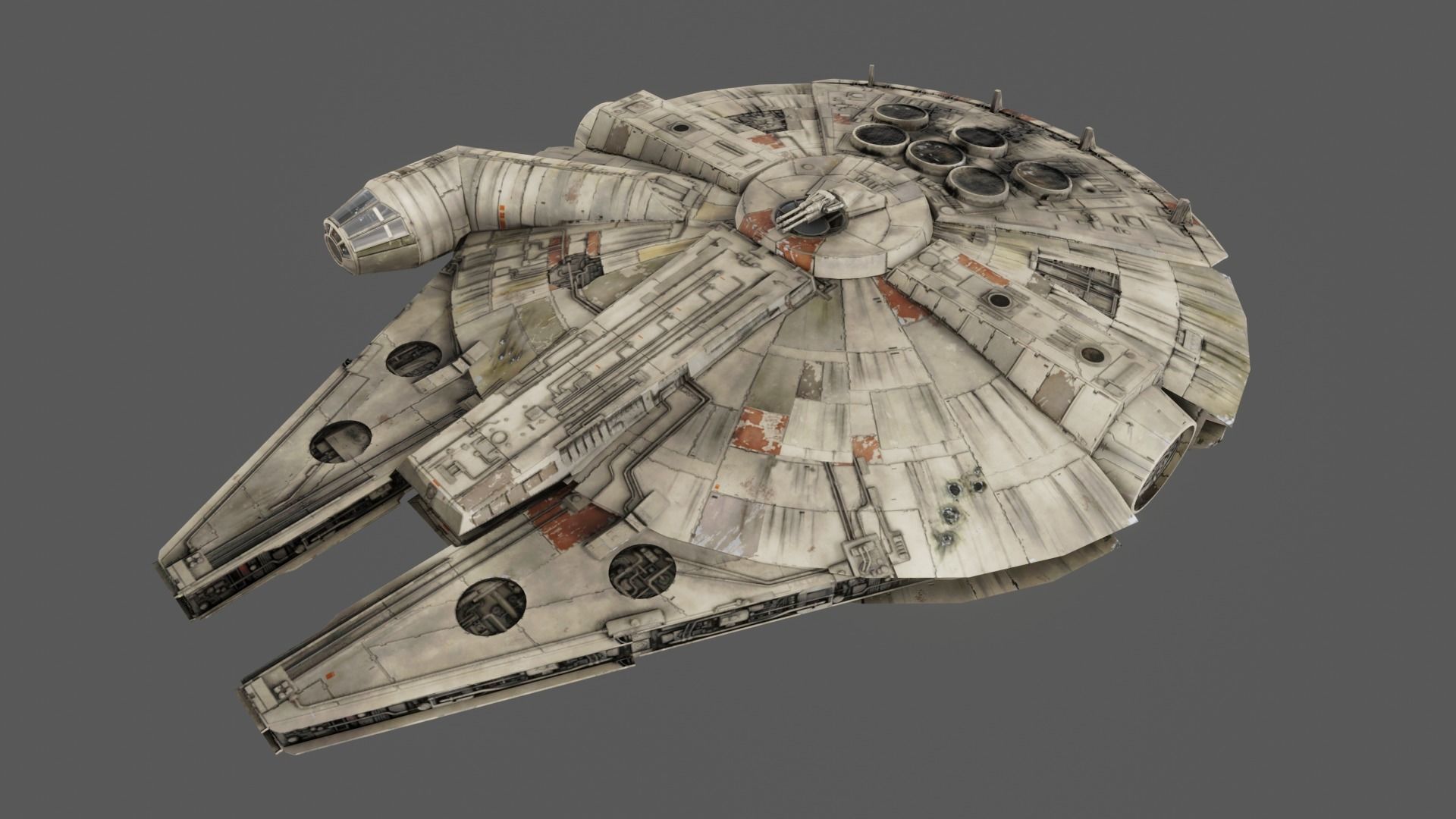 Star Wars Millennium Falcon 3D model | CGTrader