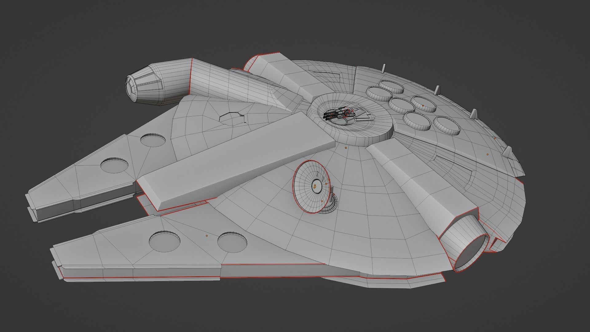 Star Wars Millennium Falcon 3D model | CGTrader