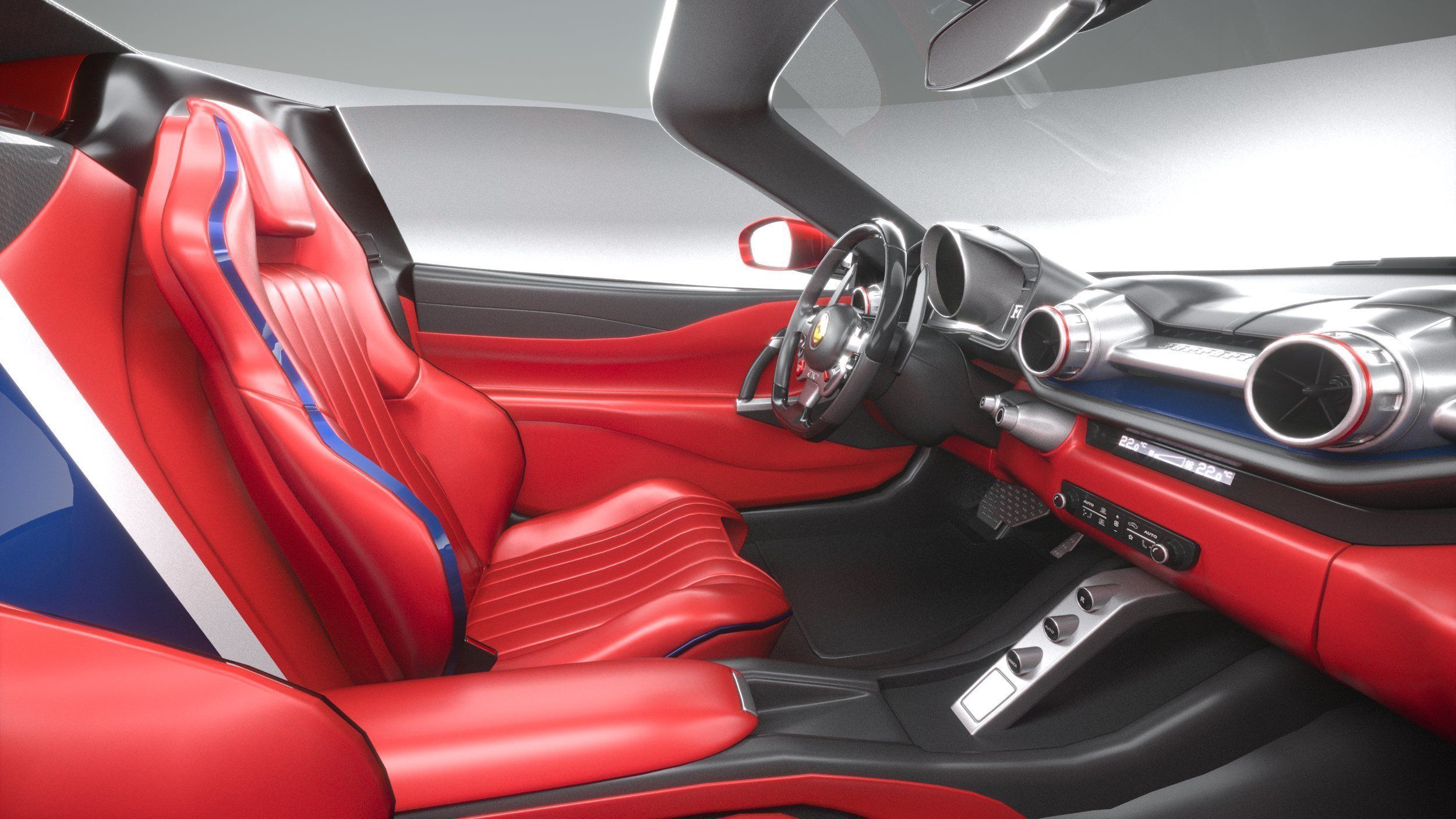 Ferrari SP51 2022 3D model | CGTrader