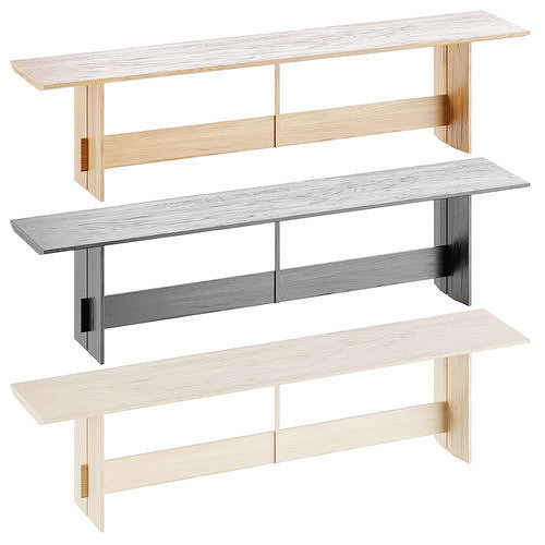 A-B01 Bench Frame Bench 3D model | CGTrader