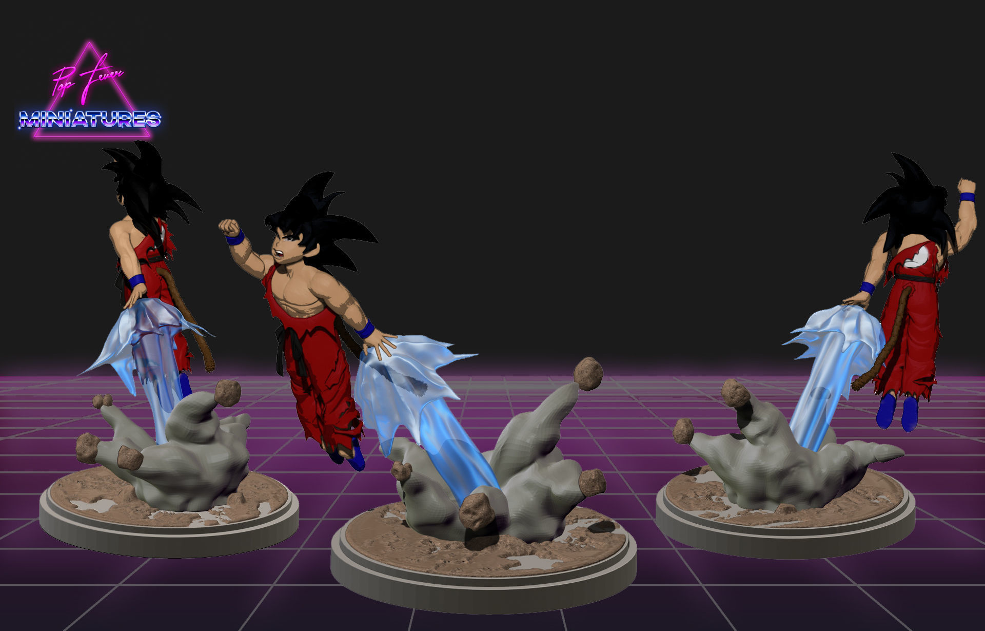 Kid Goku from Dragon Ball 3D model 3D printable | CGTrader