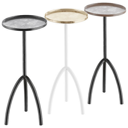 Bronze Trepid Side Table 3D model | CGTrader