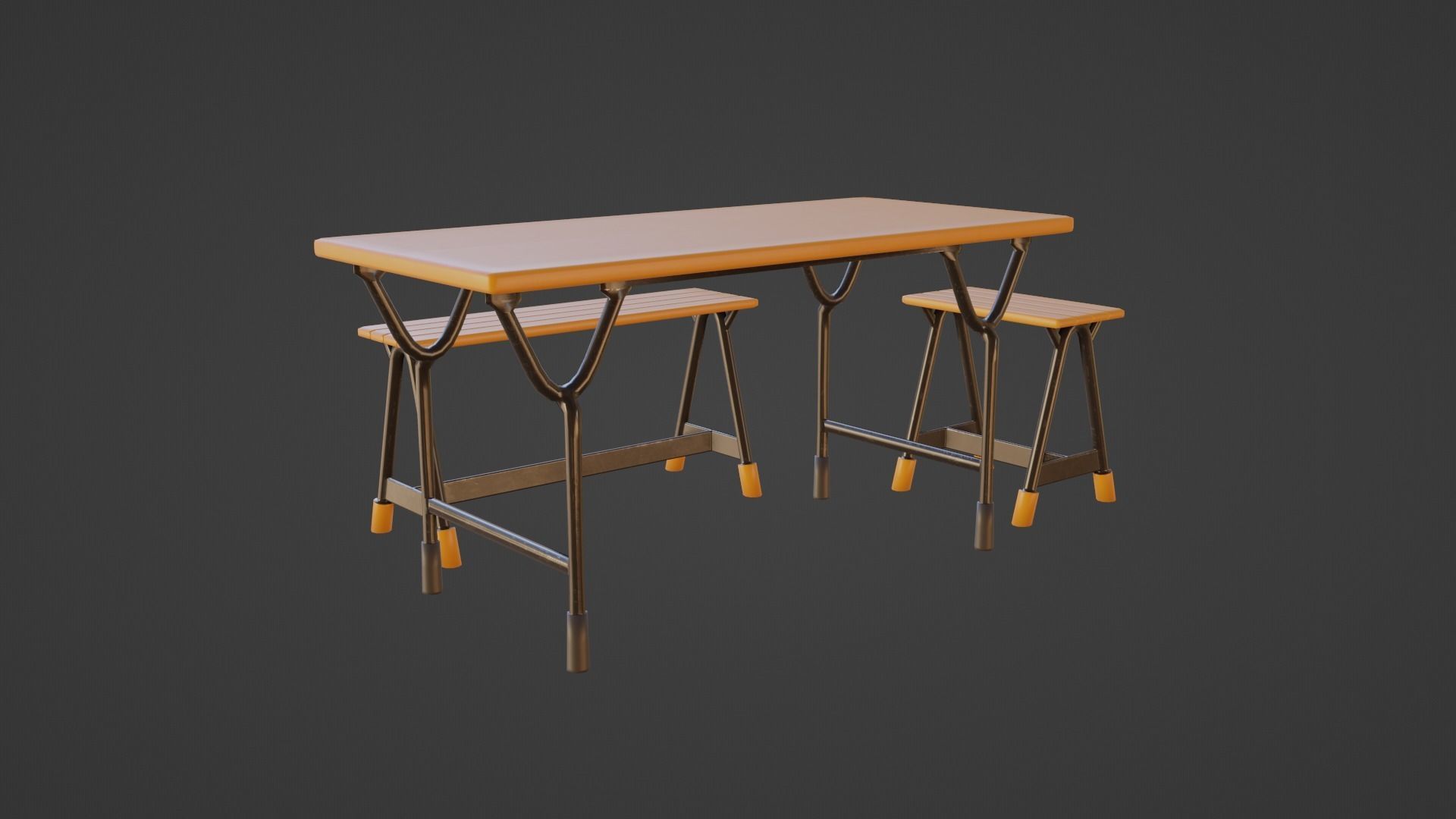 Outdoor table picnic free VR / AR / low-poly 3D model | CGTrader