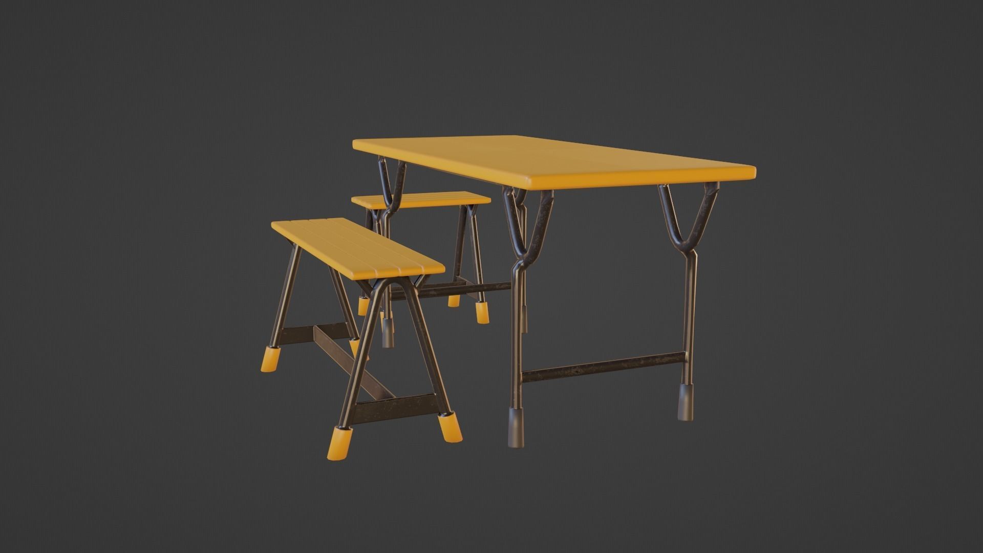Outdoor table picnic free VR / AR / low-poly 3D model | CGTrader