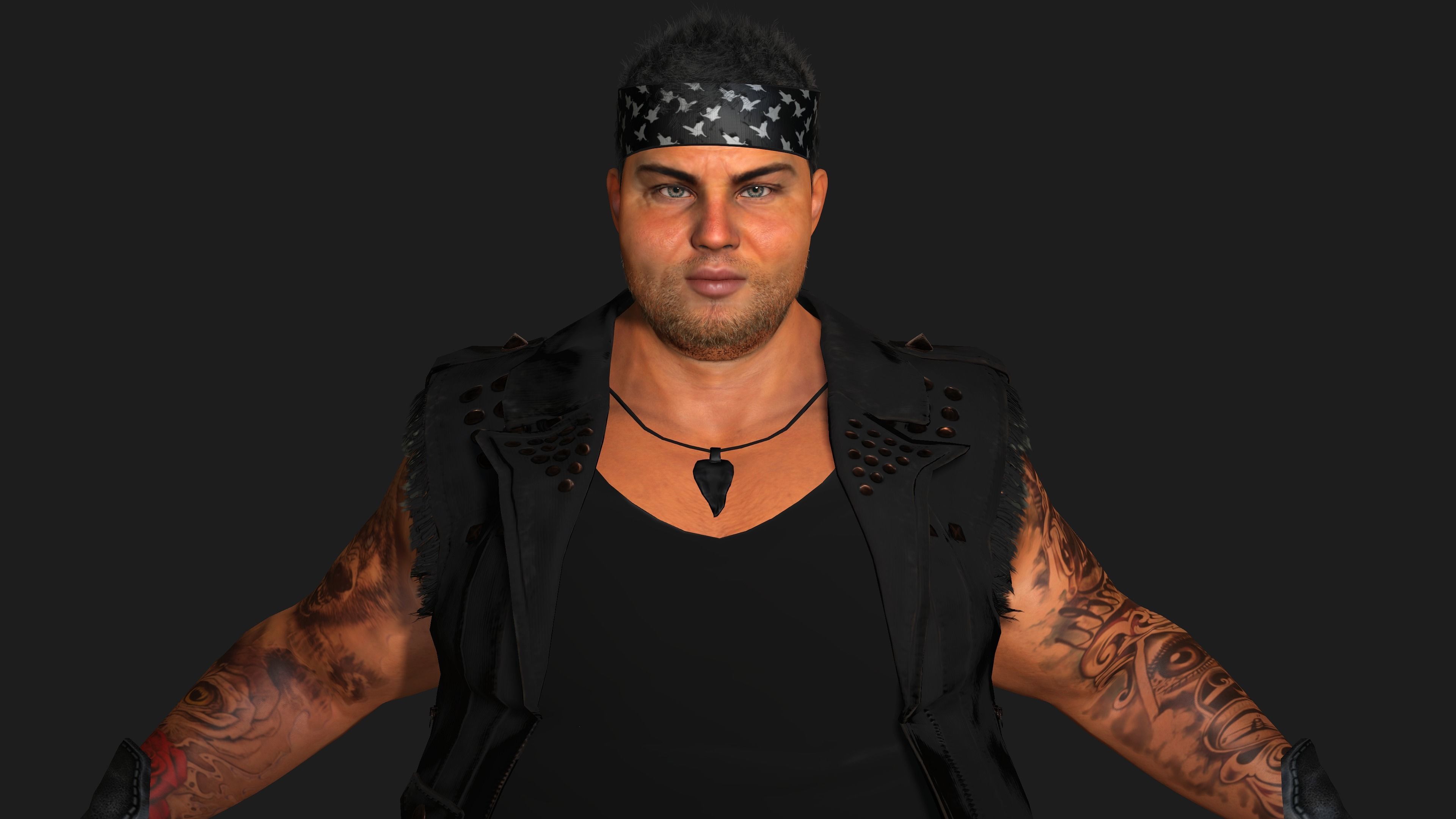 3D model AAA 3D REALISTIC FAT MALE CHARACTER 01 - RIGGED GAME READY GTA ...