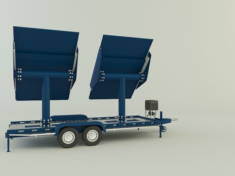 Solar panel carrier 3D model | CGTrader