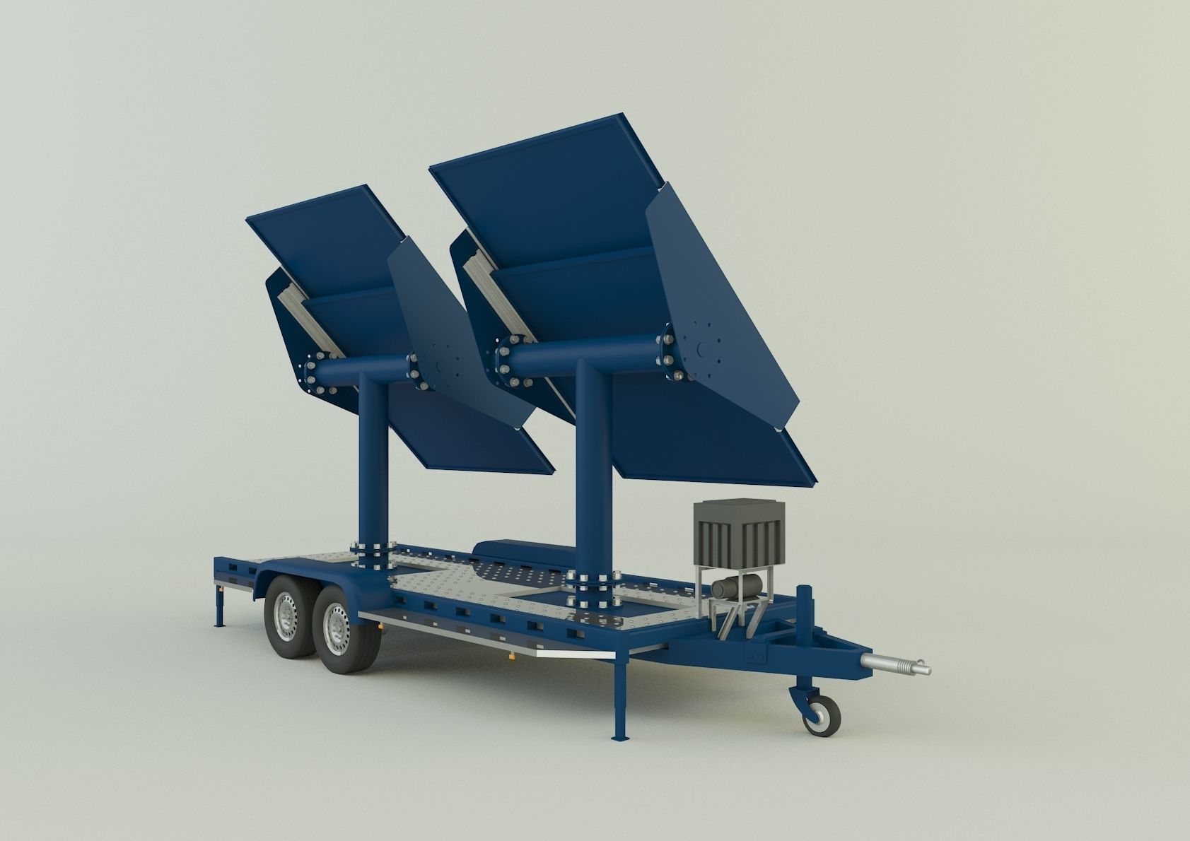 Solar panel carrier 3D model | CGTrader