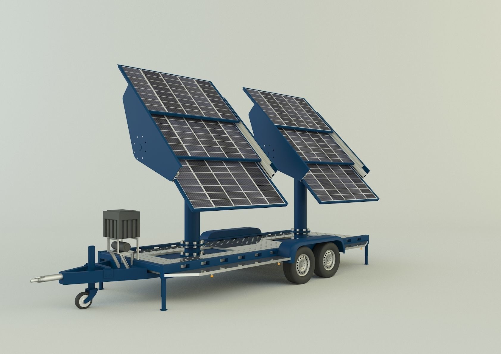 Solar panel carrier 3D model | CGTrader
