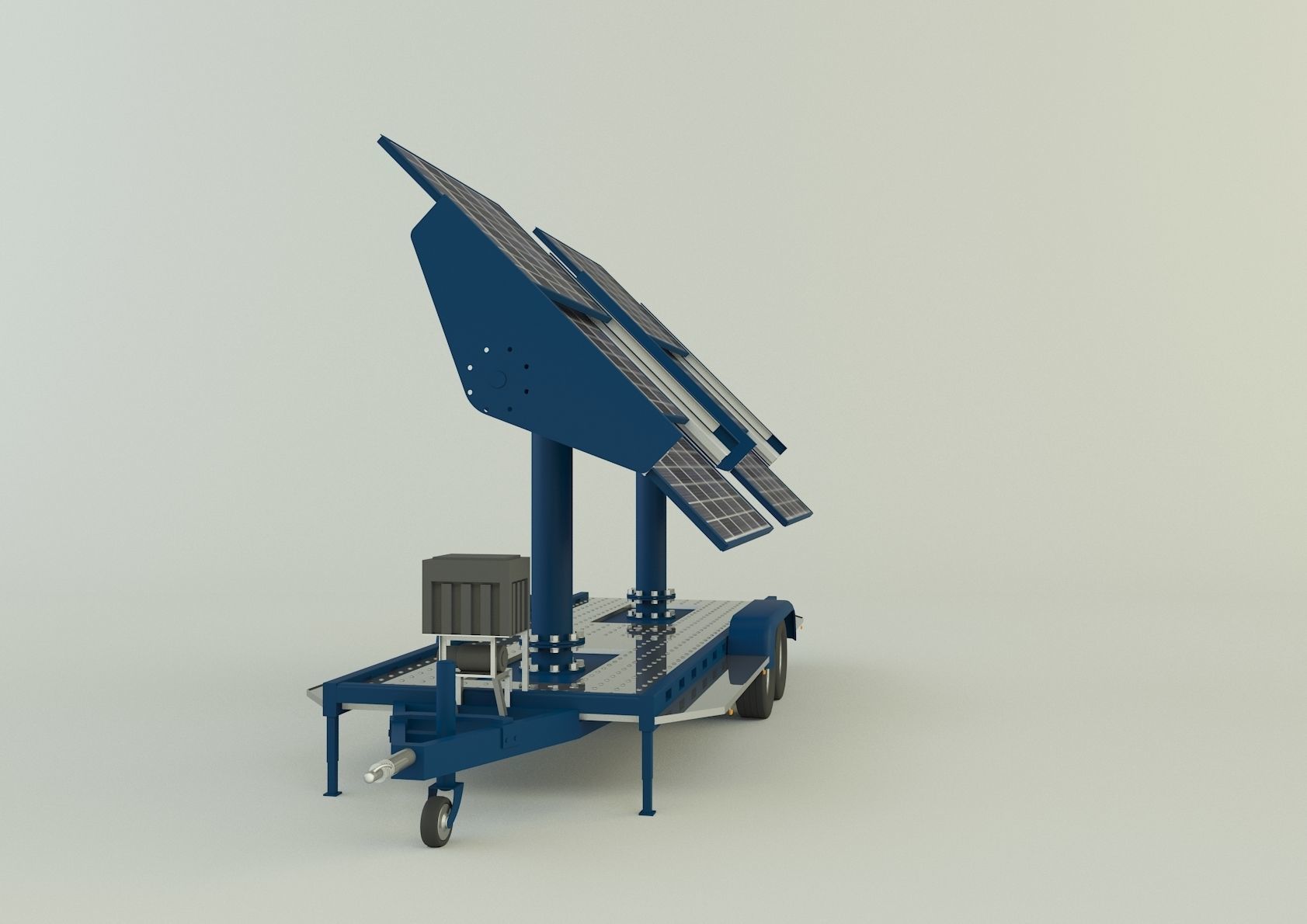 Solar panel carrier 3D model | CGTrader