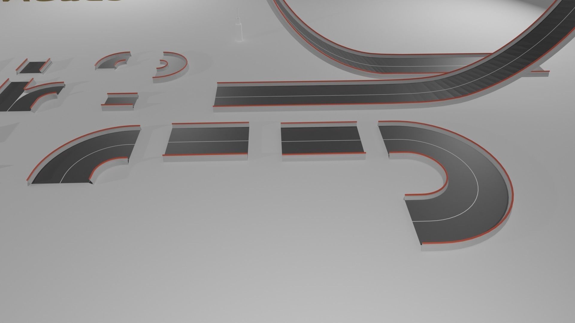 Arcade Race Tracks 3D model | CGTrader