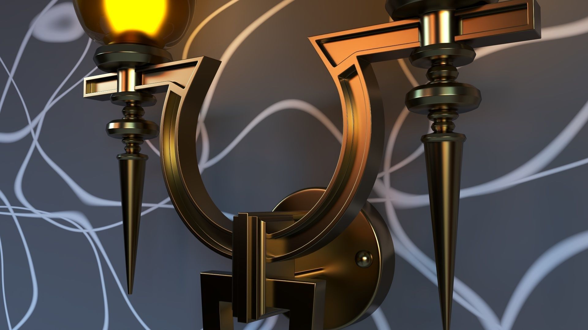 Wall Light Classic 3D model | CGTrader