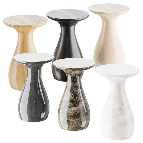 Swell Accent Table 3D model | CGTrader