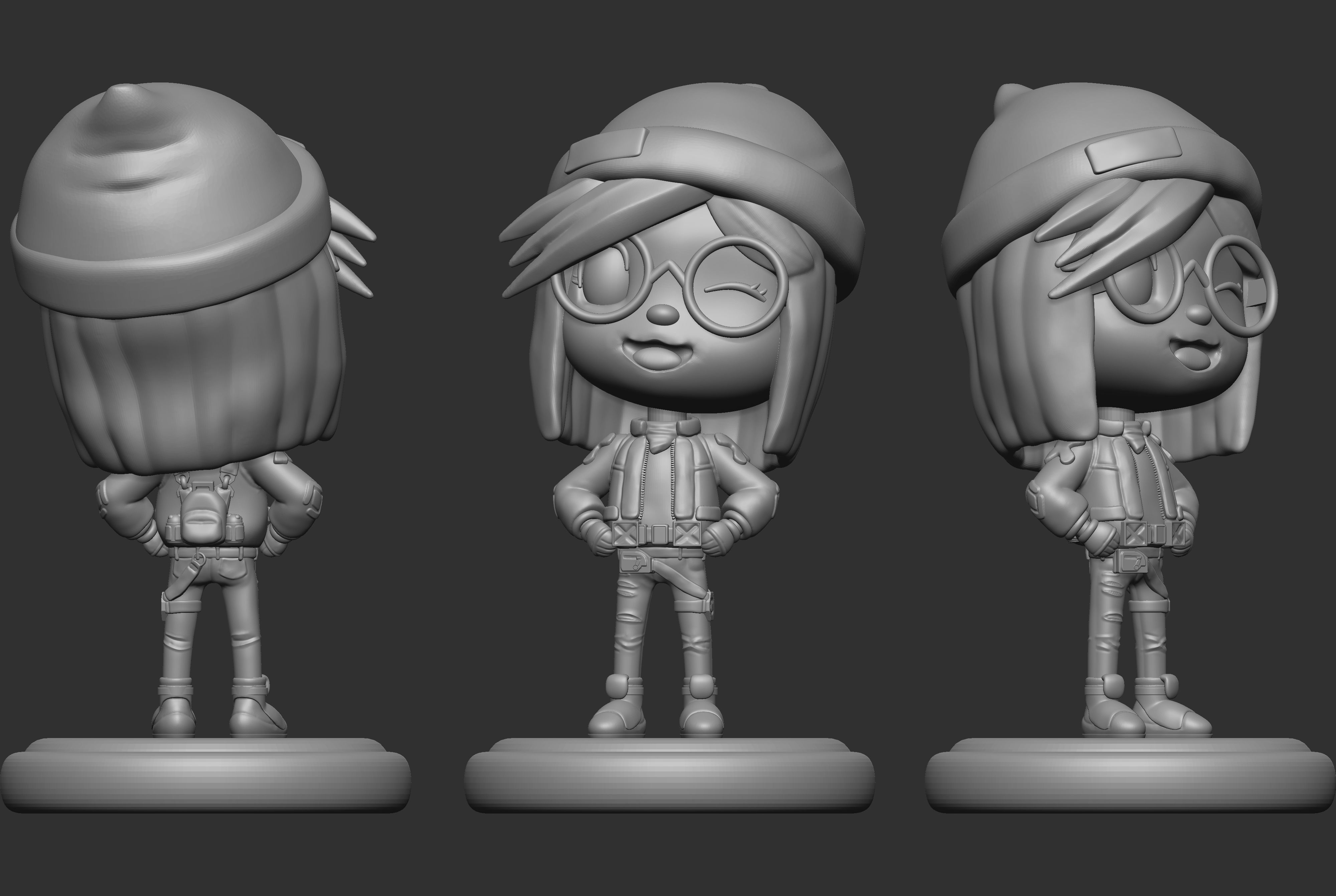 Fan Art Valorant Killjoy Chibi Vers 3d Model 3d Printable Cgtrader