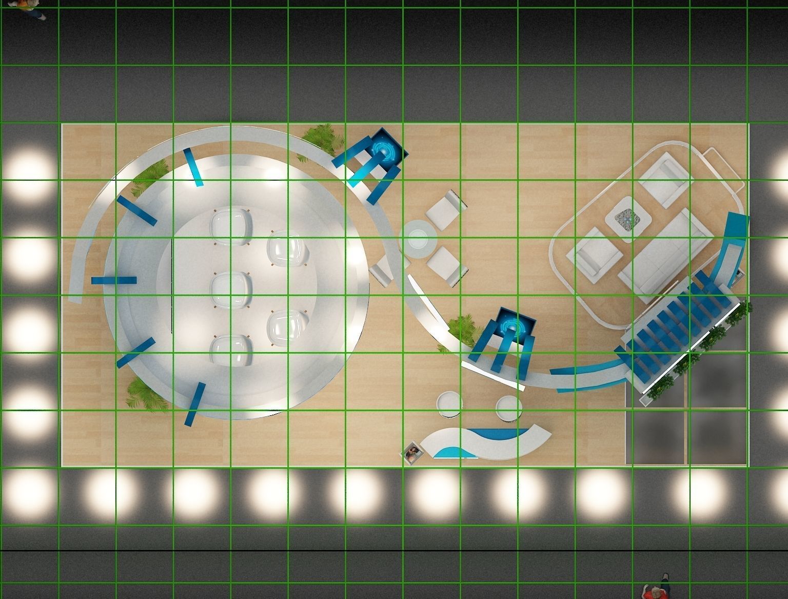 Booth Exhibition Stand a306 3D model | CGTrader