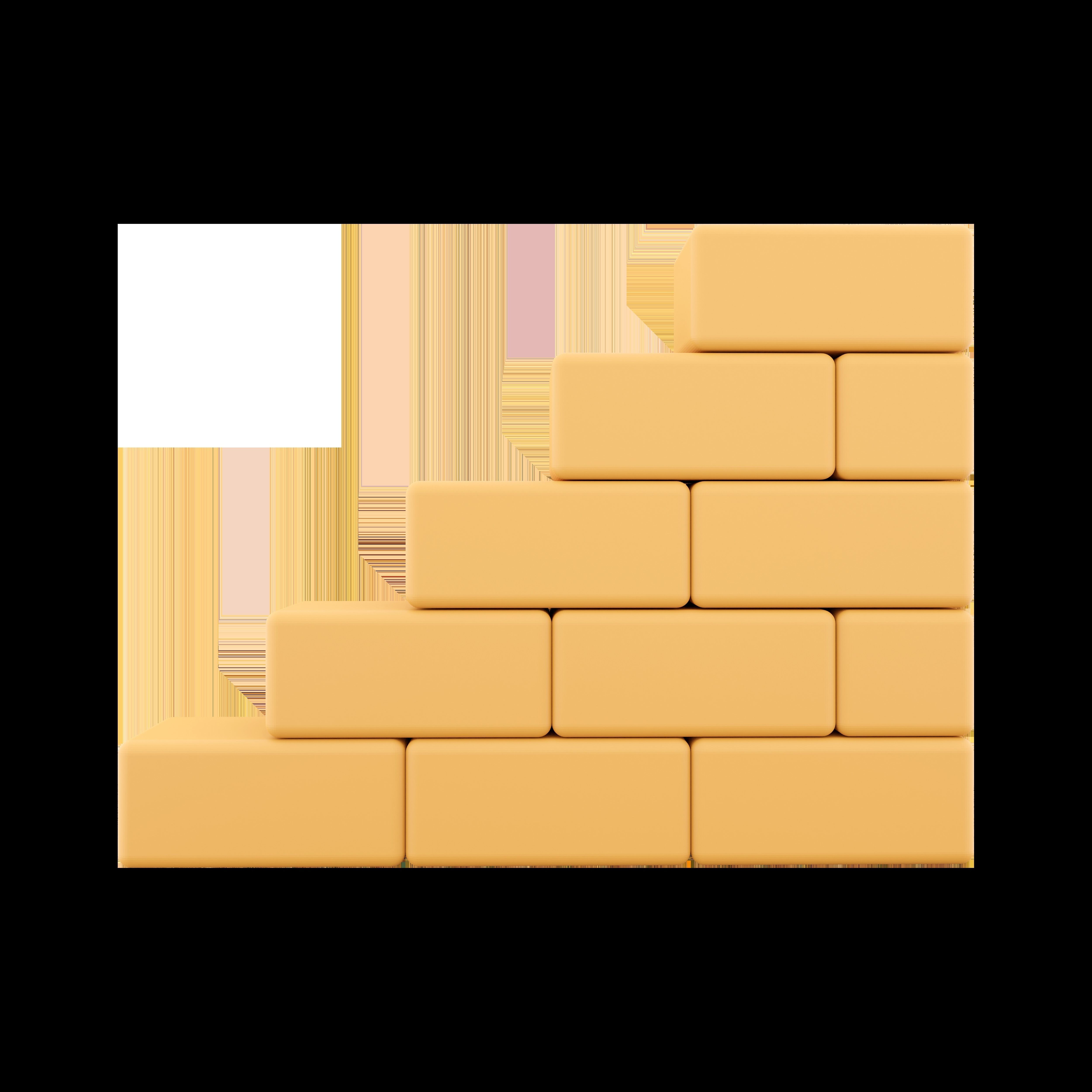 Wall cartoon icon 3D model | CGTrader