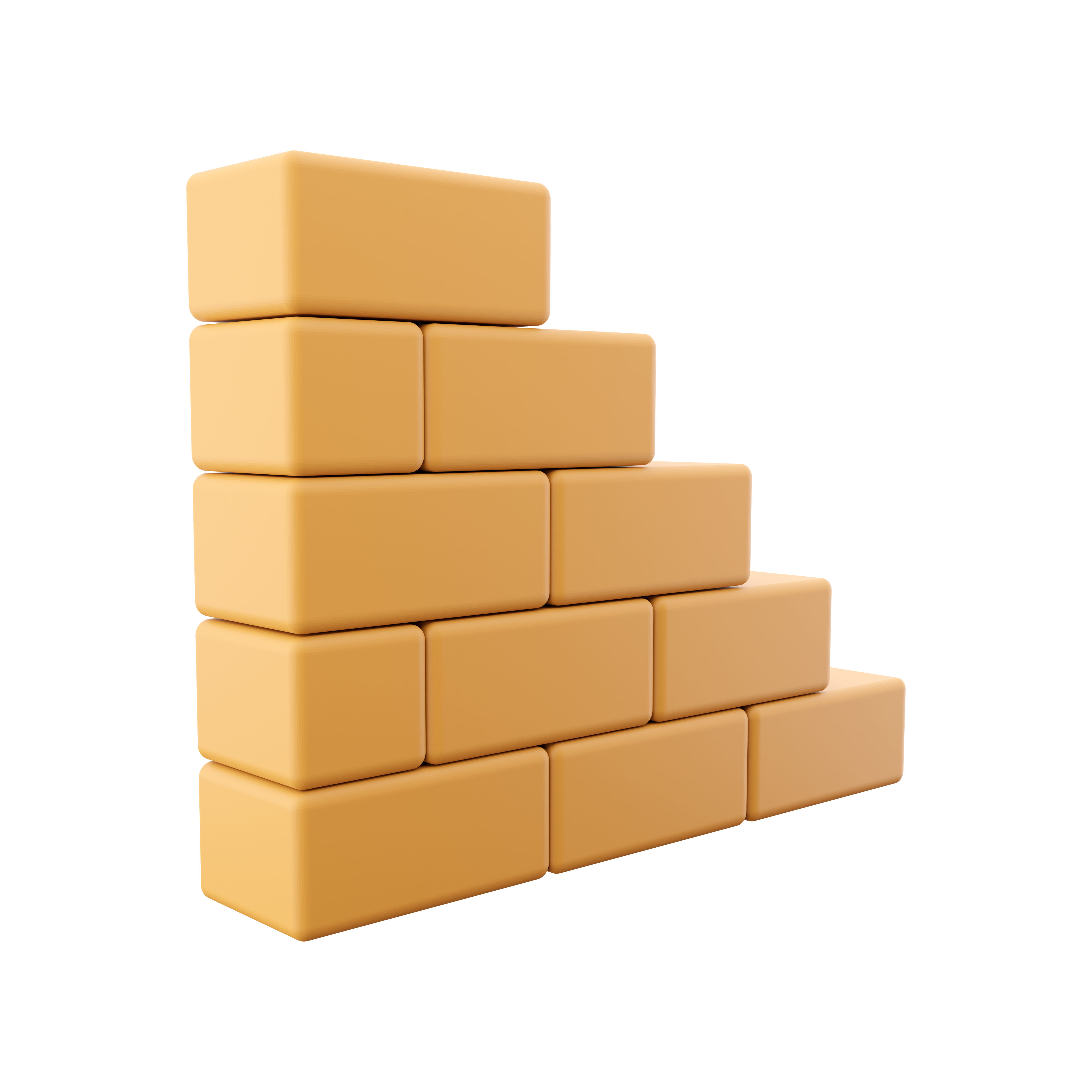 Wall cartoon icon 3D model | CGTrader