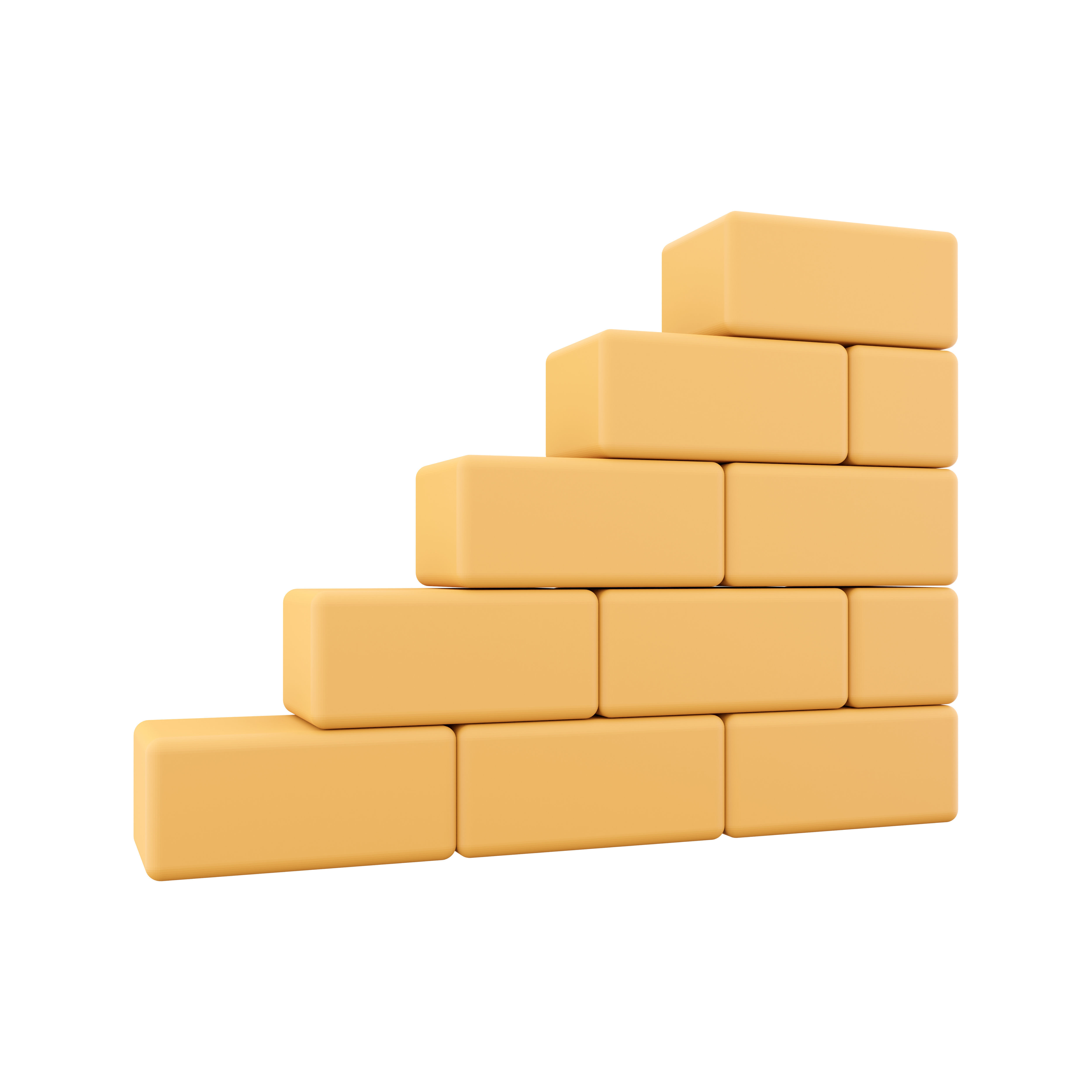 Wall cartoon icon 3D model | CGTrader