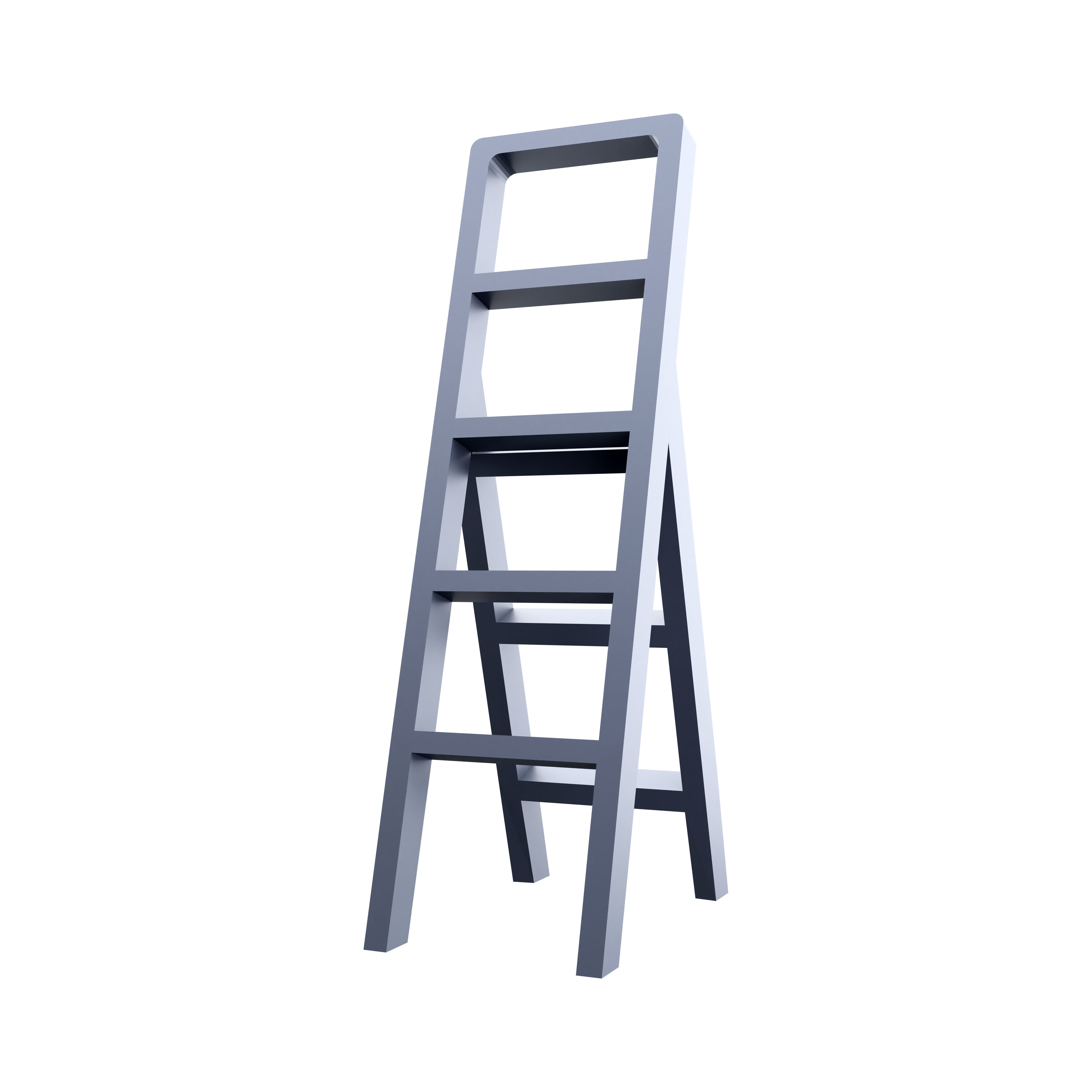 Folding ladder cartoon icon 3D model | CGTrader