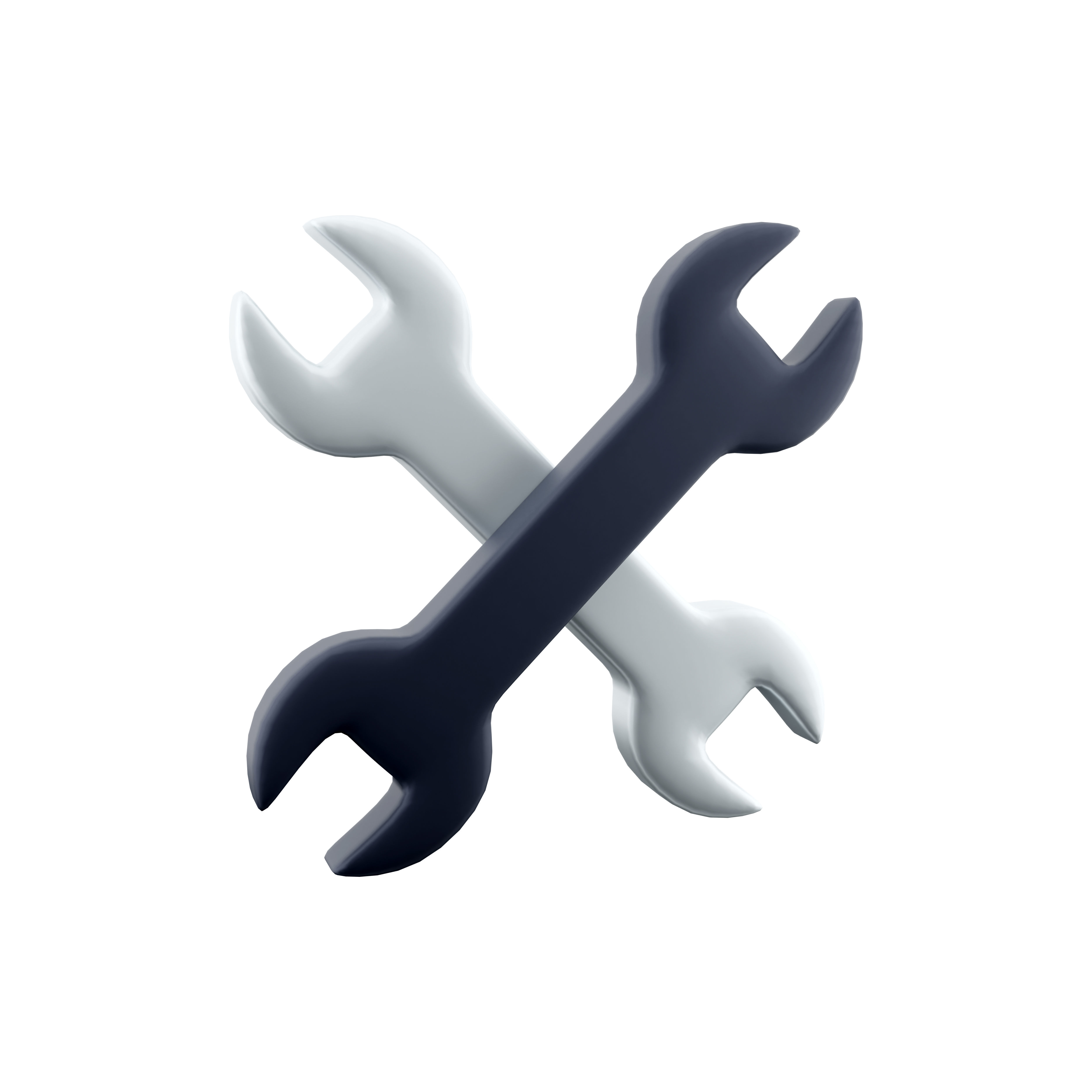 Adjustable wrench cartoon icon 3D model | CGTrader