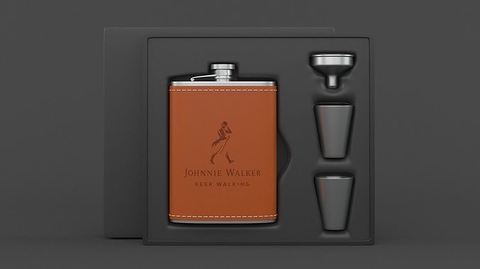 Flask Alcohol 3D model | CGTrader