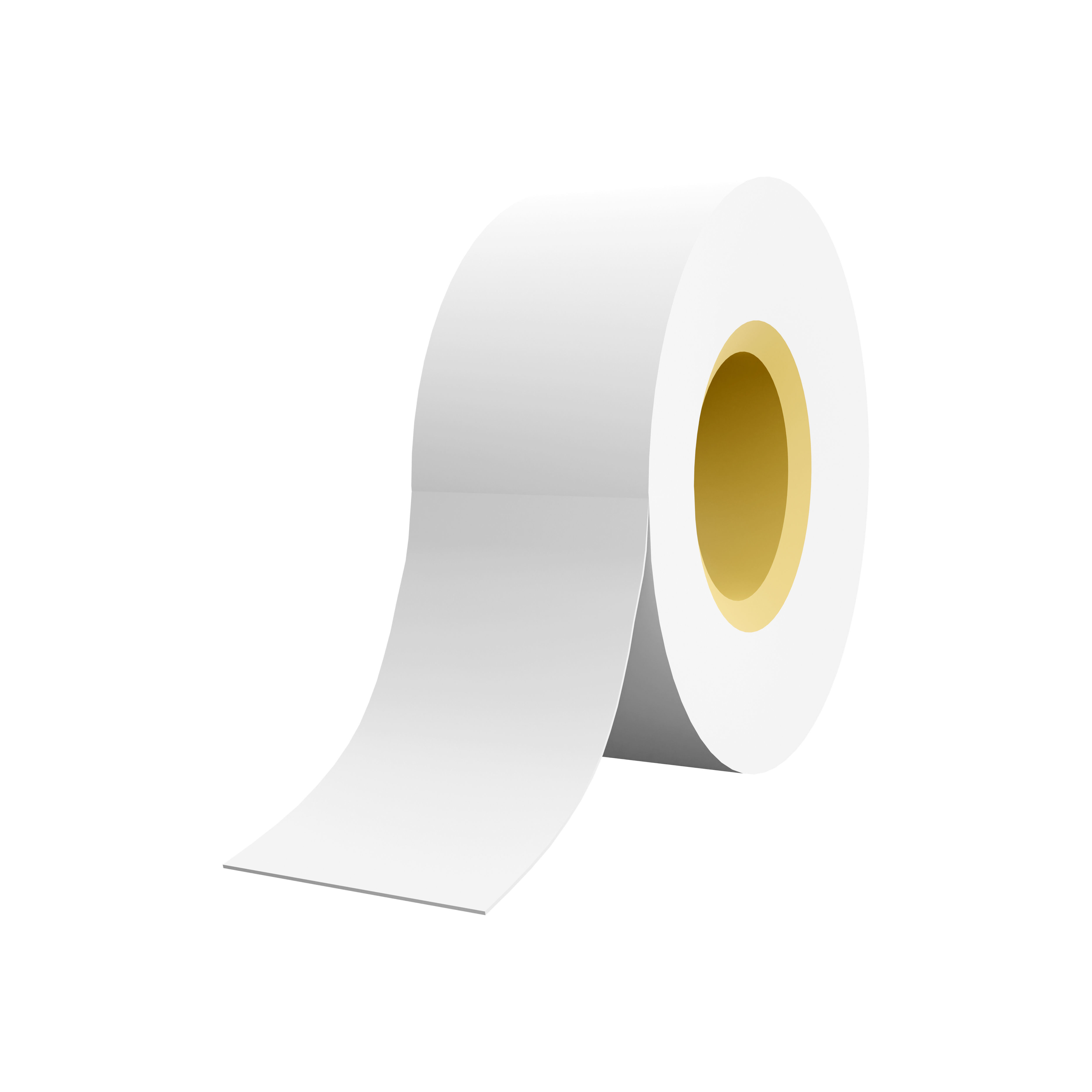 White tape scotch tape cartoon icon 3D model | CGTrader