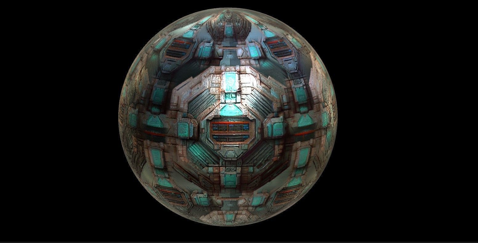 Texture PBR Sci-Fi Seamless Realistic Material SBSAR 4k Texture 033 VR ...