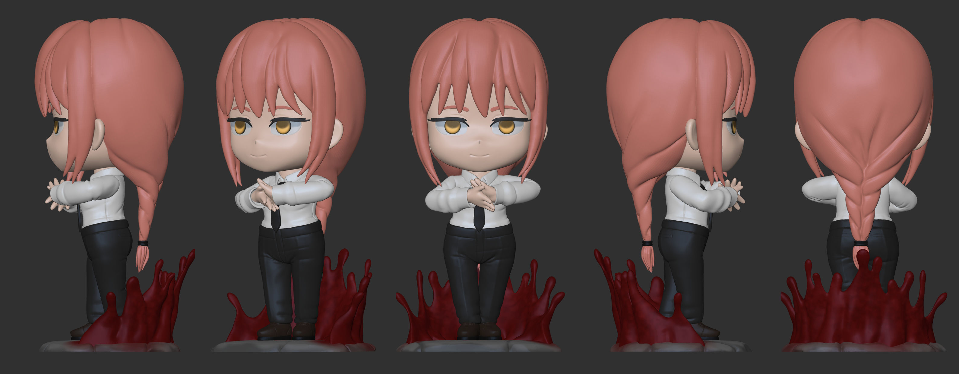 Makima Chainsaw Man 3D model 3D printable | CGTrader