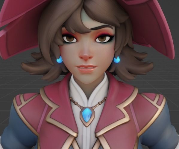 Overwatch Kiriko Witch Model 3D model 3D model rigged | CGTrader