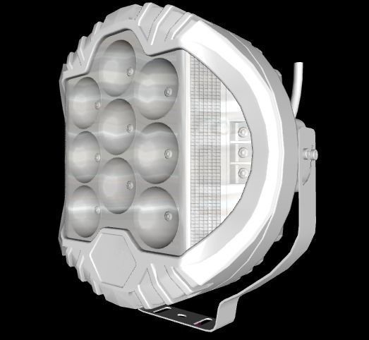 3D model LED ARB Light Circular Lamp Led Bar Lighting VR / AR / low ...