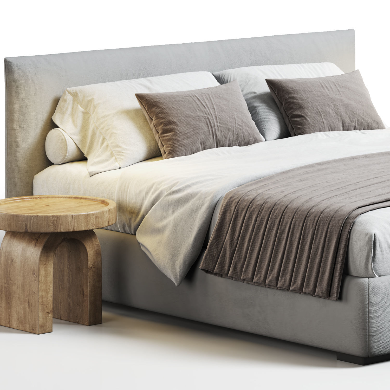 Meridiani Scott Bed 3D model | CGTrader