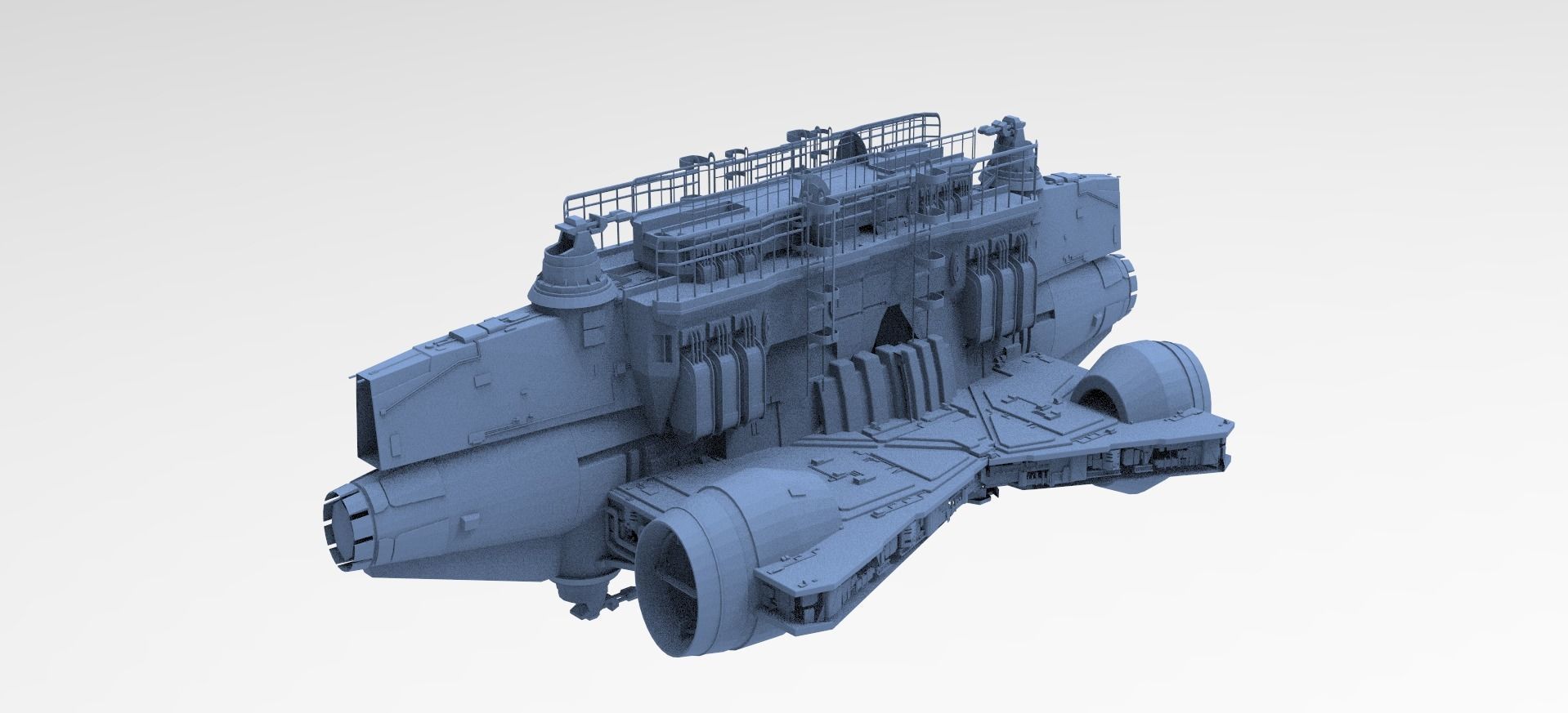 Floating Convoy Ship 3 3D model | CGTrader