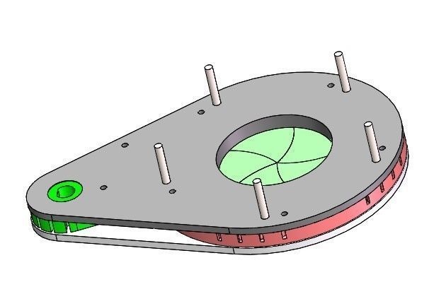 D30M5BTY2 mechanical mechanism for 3d printing shutter iris diy 3D ...