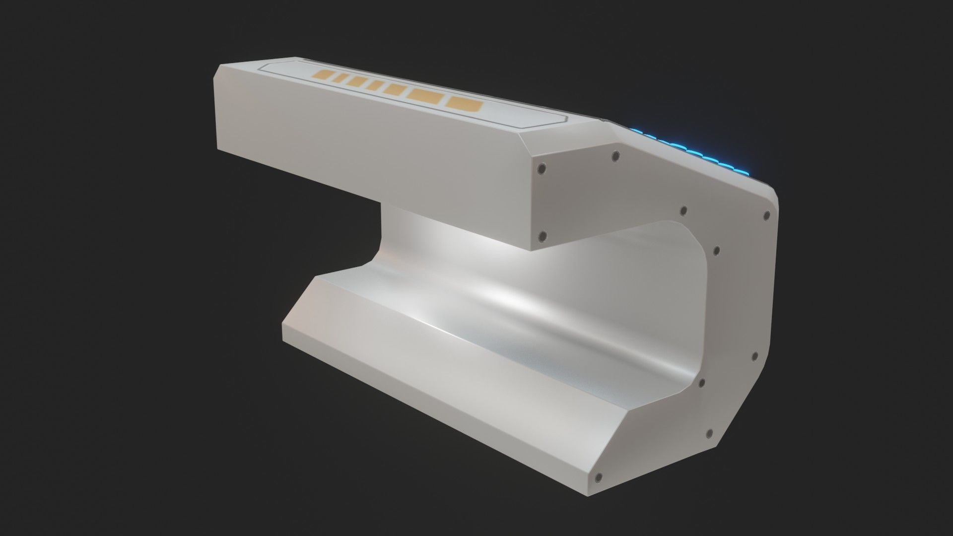 3D model Sci-Fi Control Panel - Game Ready - PBR VR / AR / low-poly ...