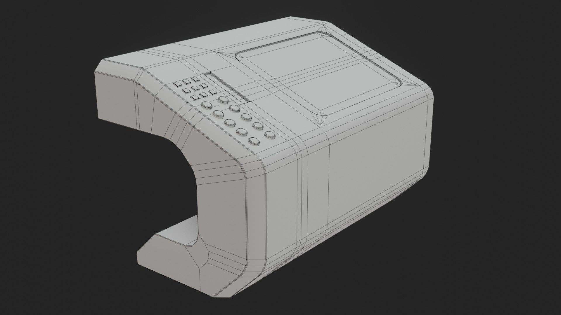 3D model Sci-Fi Control Panel - Game Ready - PBR VR / AR / low-poly ...