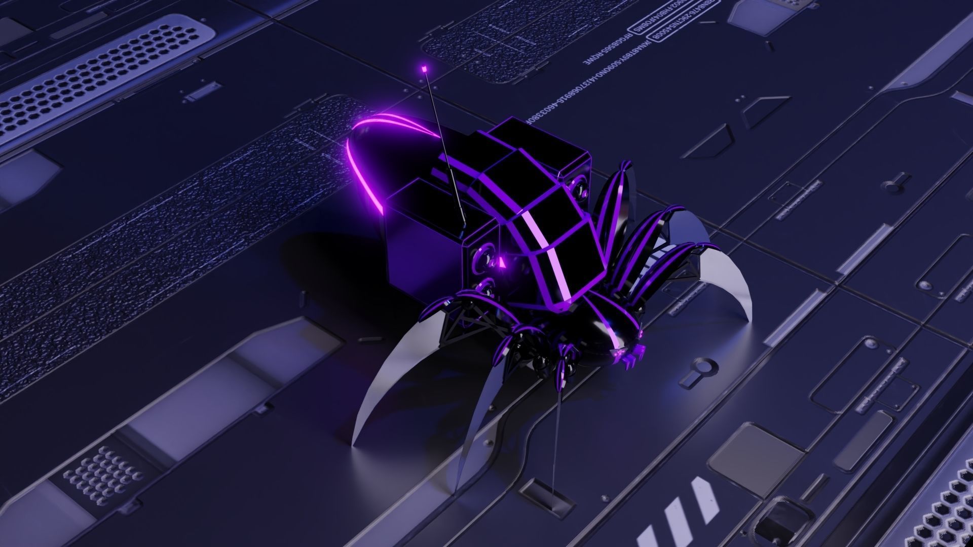 3D model Robot Spider VR / AR / low-poly | CGTrader