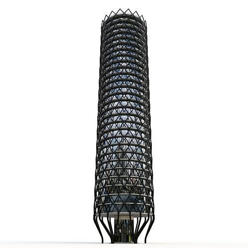 DFA Studio Residential Tower 01 3D model | CGTrader
