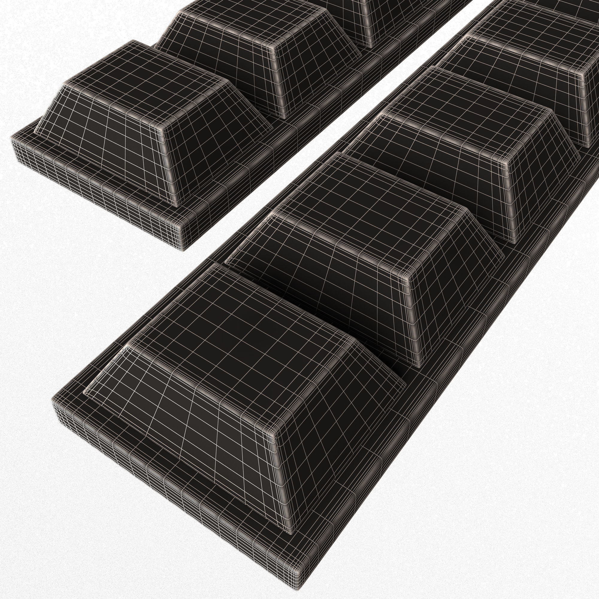 3D model Chocolate Bar 02 VR / AR / low-poly | CGTrader