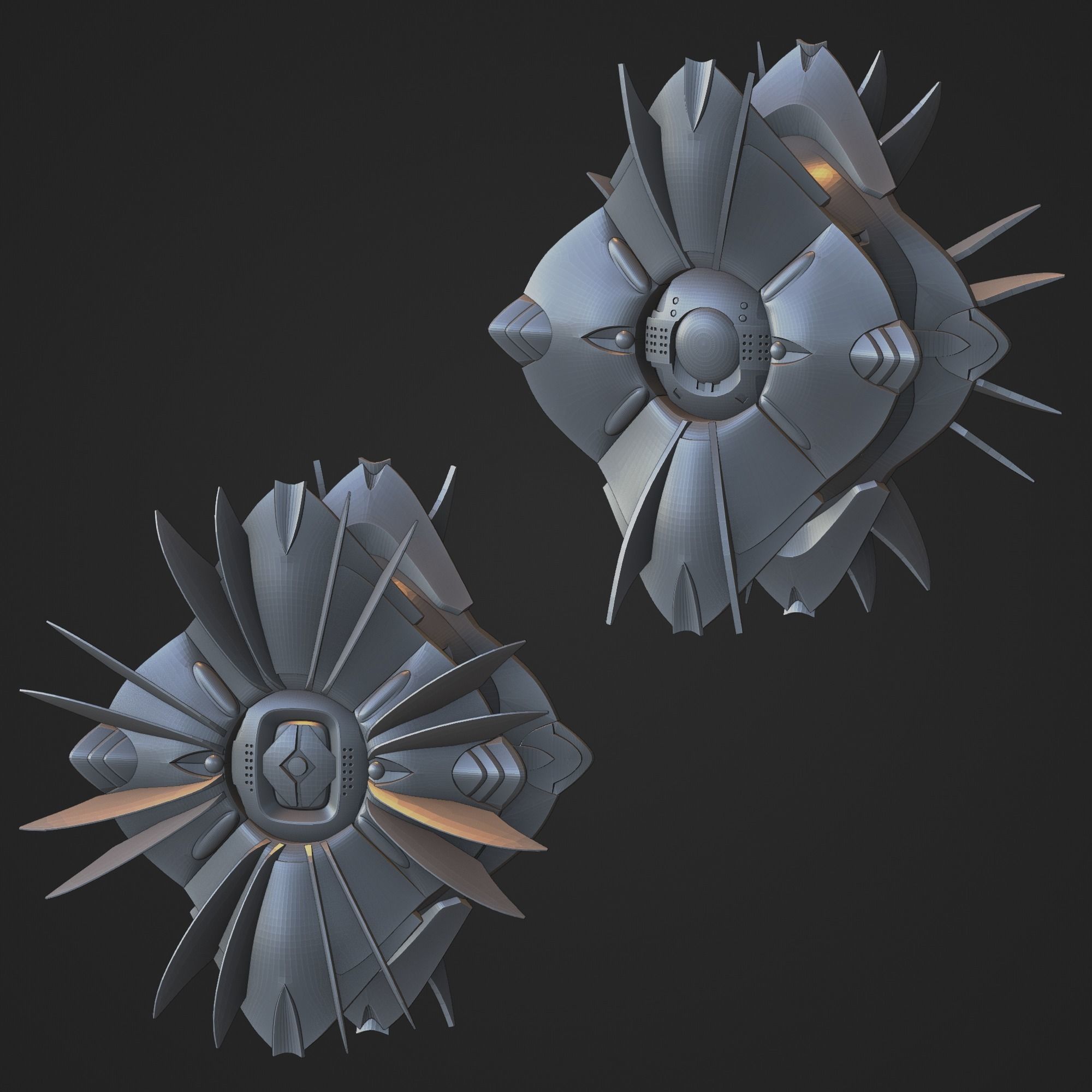 DESTINY 2 Rust Punk SHELL GHOST EXOTIC SHELL 3D model 3D printable ...