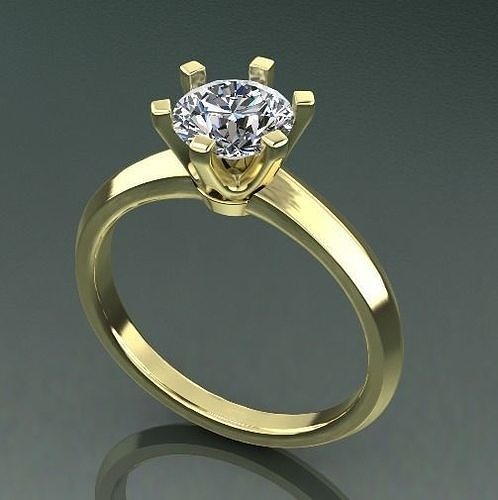 Soliter ring Model 2661 3D model 3D printable | CGTrader