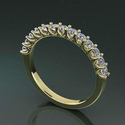 Engagement ring Model 2651 3D model 3D printable | CGTrader