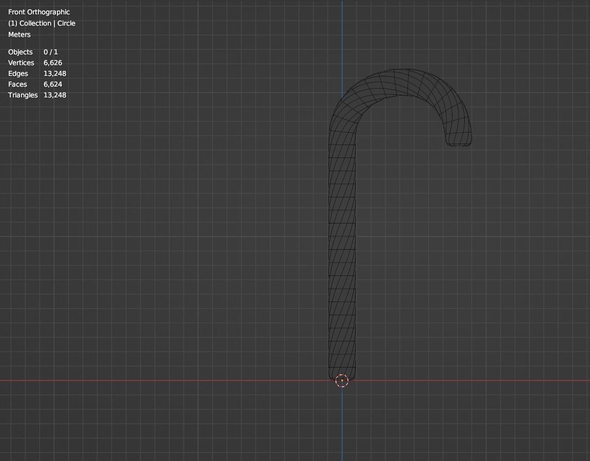 Candy Cane free 3D model | CGTrader