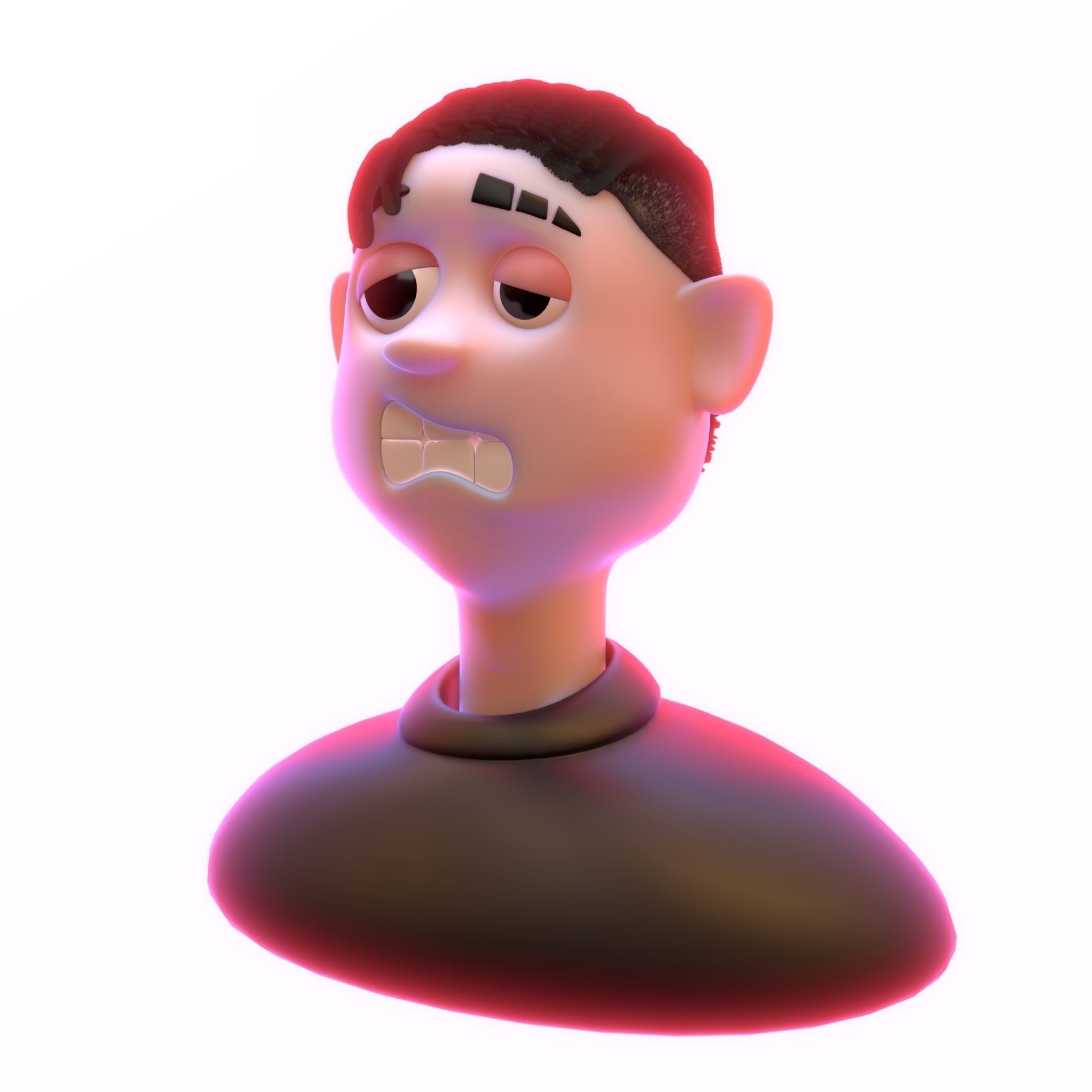 Basic NFT Head model 01 3D model | CGTrader